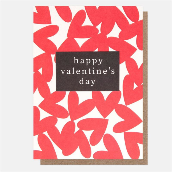 Caroline Gardner - Happy Valentine's Day Hearts Greeting Card – The ...