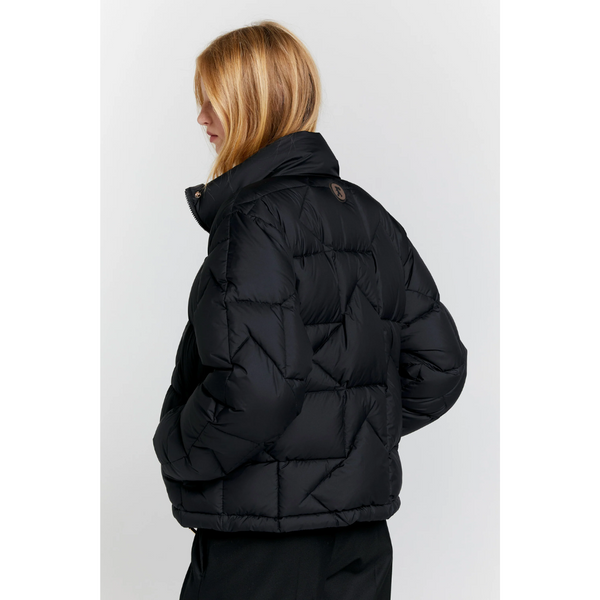 Karen Walker Quest Monogram Down Puffer Jacket - Black – The Urban Studio