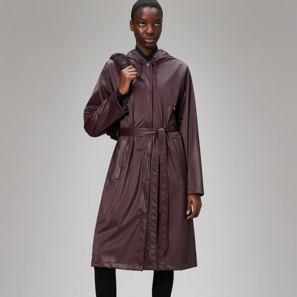 Rains A-Line Longer Jacket - Depth – The Urban Studio