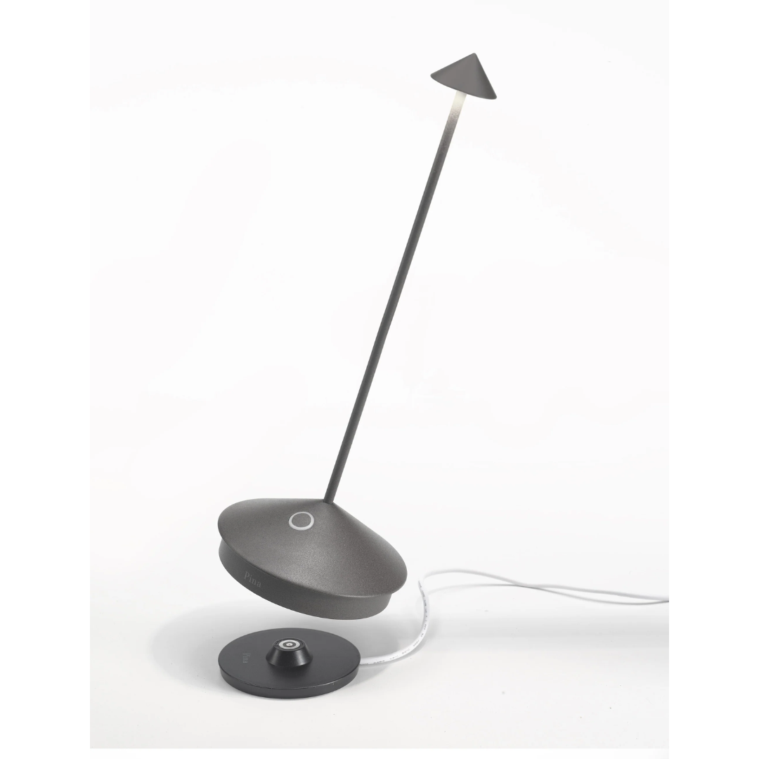 Zafferano Pina Table Lamp - Dark Grey – The Urban Studio